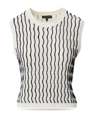 Rag & Bone Leslie Stripe Vest