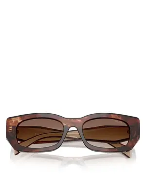 Prada Pr Boss Pillow Sunglasses, 53mm - Caramel Tortoise