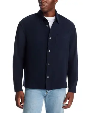 FRAME Open Weave Long Sleeve Shirt - Dark Navy