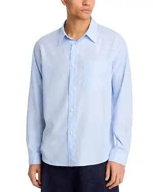 FRAME Pocket Striped Shirt - Blue Stripe