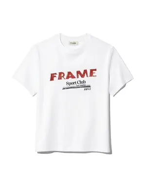 FRAME Vintage Sports Club Logo T-shirt Exclusive