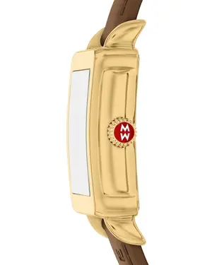 Michele Deco Mid Sport Watch, 29mm X 31mm - Brown/white
