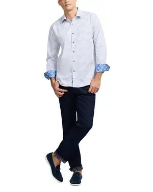 Robert Graham Akehurst Patterned Long Sleeve Woven Shirt