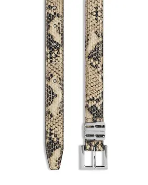 Balenciaga Balenciaga BB Editor Leather Belt Natural