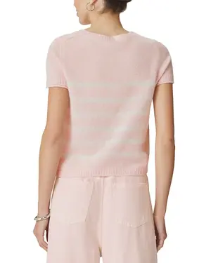Splendid Emerson Stripe Sweater - Rose Petal/shell