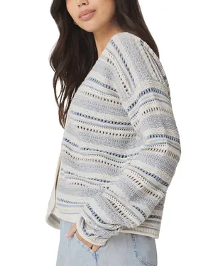 Splendid Addison Stripe Cardigan Sweater