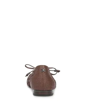 Sam Edelman Marcie Woven Ballerinas - Terazzo Brown