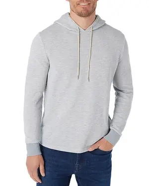 FAIR HARBOR Tailwind Pullover Hoodie - Heather Grey Twill