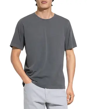 Theory Short Sleeve Crewneck Tee - Tinted Carbon