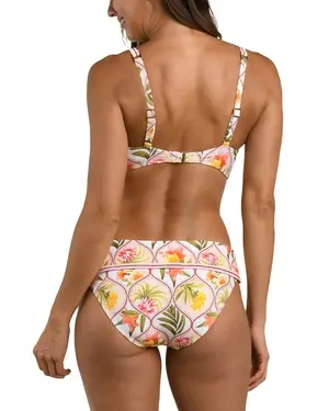 La Blanca Palm Foldover Waist Bikini Bottom