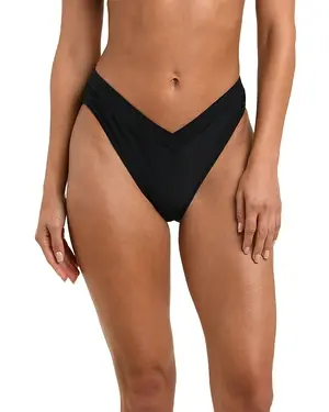 L'Agence Ashleigh Bikini Bottom - Black