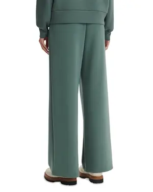 Varley Extra Wide Leg Pants - Dark Forest