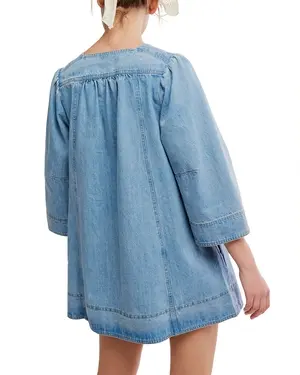 Free People Goldie Denim Mini Dress
