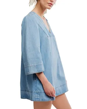Free People Goldie Denim Mini Dress