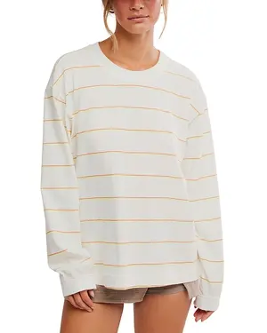 Free People Hustle Loose Top - Awning