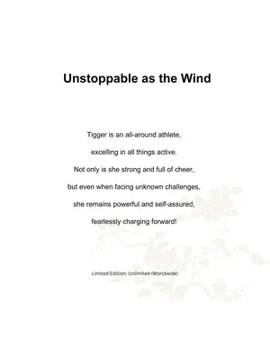 LIULI Ruyi's Twelve Blessings Unstoppable As The Wind Crystal Glass Sculpture - Amber/gold/red/clear