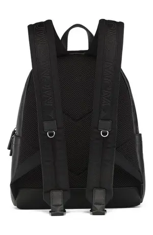 Mcm Small Stark Backpack In Maxi Monogram Leather