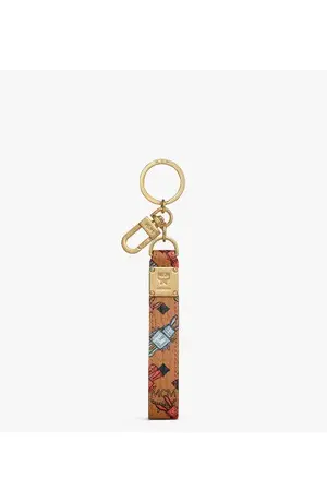 Mcm Aren Key Holder - Cognac