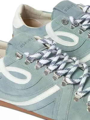 Claudie Pierlot Swing Suede Lace-up Sneakers
