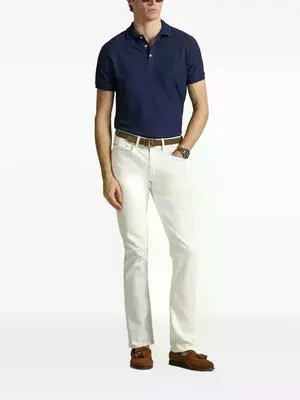 Polo Ralph Lauren Buttoned Short-sleeve Polo Shirt - Blue