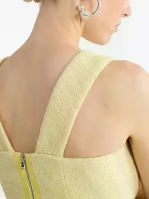 PATOU Strap Mini Dress - Yellow