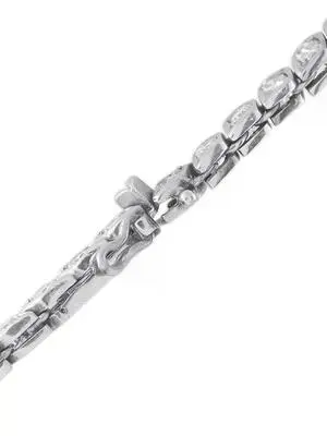 LB EXCLUSIVE Diamond Floral-embellishments Platinum Necklace