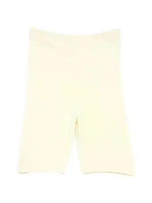 Eric Bompard Knit Elasticated-waist Shorts - Yellow