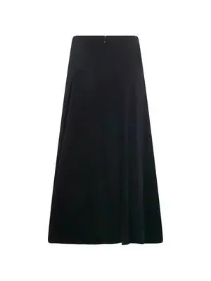 Max Mara Scallop-hem A-line Skirt - Blue
