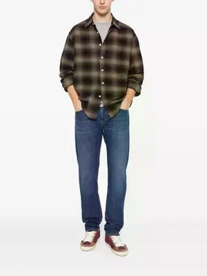 Incotex Faded Straight Leg Jeans