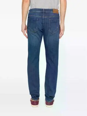 Incotex Faded Straight Leg Jeans