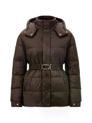 TWINSET Belted Puffer Jacket