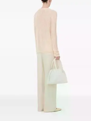 Loulou De Saison Hedora Semi-sheer Ribbed Jumper