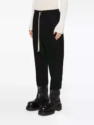 Rick Owens Drawstring Cropped Trousers