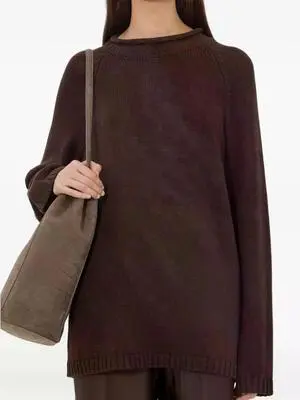 Loulou De Saison Zima Raglan-sleeve Sweater - Brown