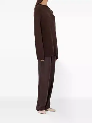 Loulou De Saison Zima Raglan-sleeve Sweater - Brown