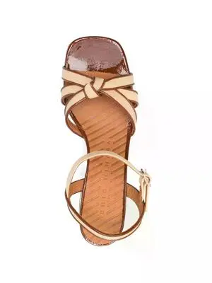 Chie Mihara Leilah Knotted-strap Sandals - Brown