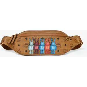 Mcm Fursten Belt Bag - Cognac