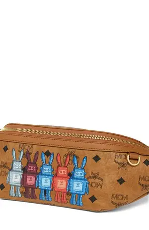 Mcm Fursten Belt Bag - Cognac