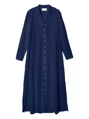 Xirena Boden Shirt Maxi Dress - Blue