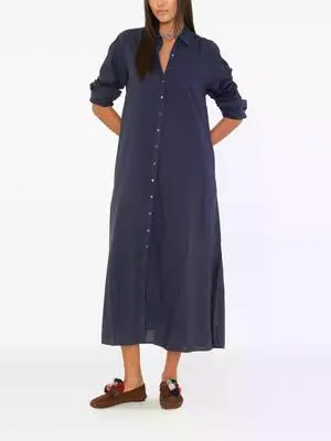 Xirena Boden Shirt Maxi Dress - Blue