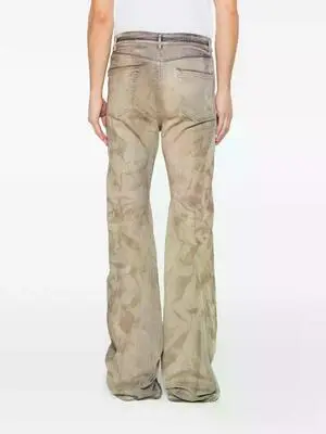 Rick Owens Washed Bootcut Jeans