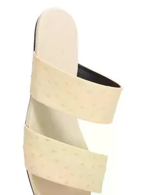 Loulou De Saison Jako Textured Straps Sandals - Neutrals