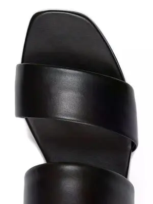 Loulou De Saison Kairo Top-strap Flat Sandals - Black