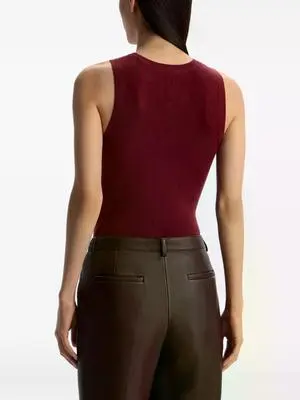 12 STOREEZ Merino Tank Top - Red