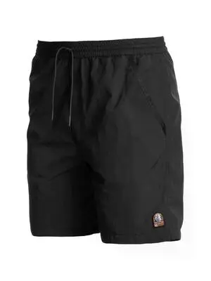 PARAJUMPERS Logo Patch Swim Shorts - Black