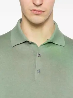 LARDINI Buttoned Polo Shirt