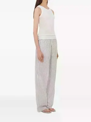Loulou De Saison Embroidered Tank Top - White