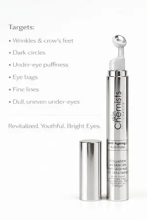 SKIN CHEMISTS Collagen Advanced Anti-ageing Eye Treatment 15ml For Loss Of Firmness