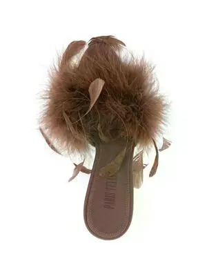 Paris Texas Lidia Feather Sandals