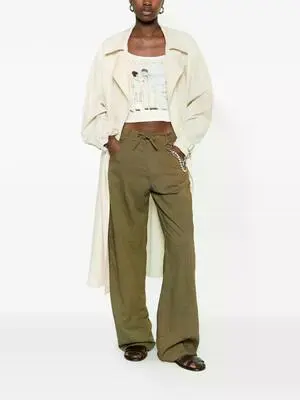 DARKPARK Iris Paper Bag Striped Trousers